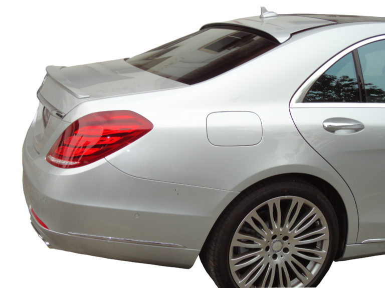 Mercedes S-Class 4dr Flush Mount Spoiler (2014-2020) Factory Style - PU ...